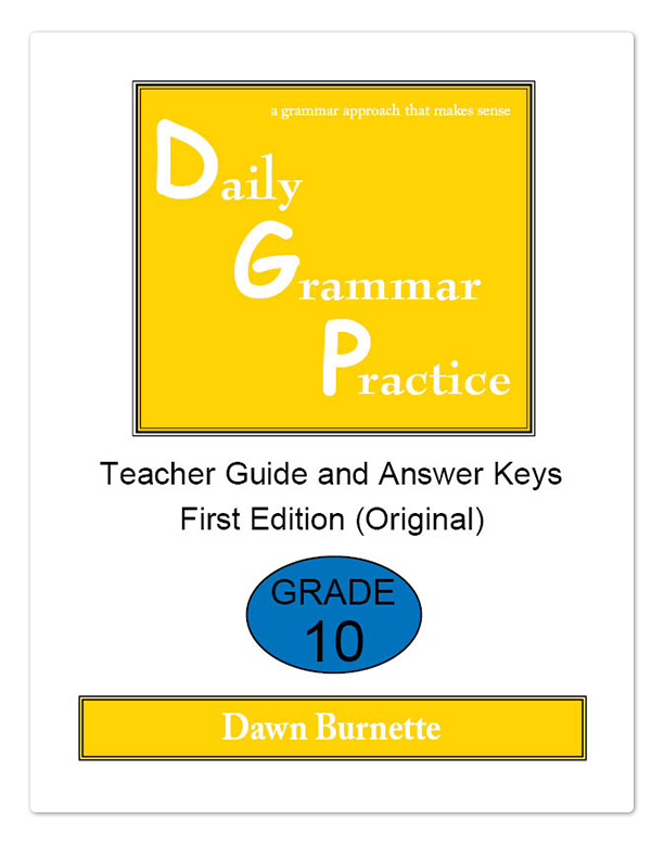 Daily Grammar Practice Grade 10 Original – DGP Bookstore