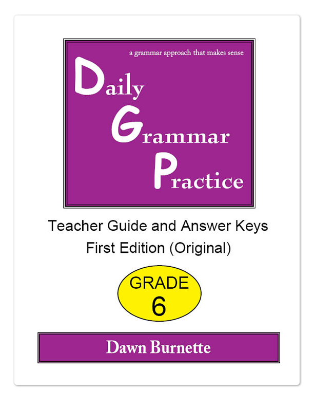 Daily Grammar Practice Grade 6 Original – DGP Bookstore