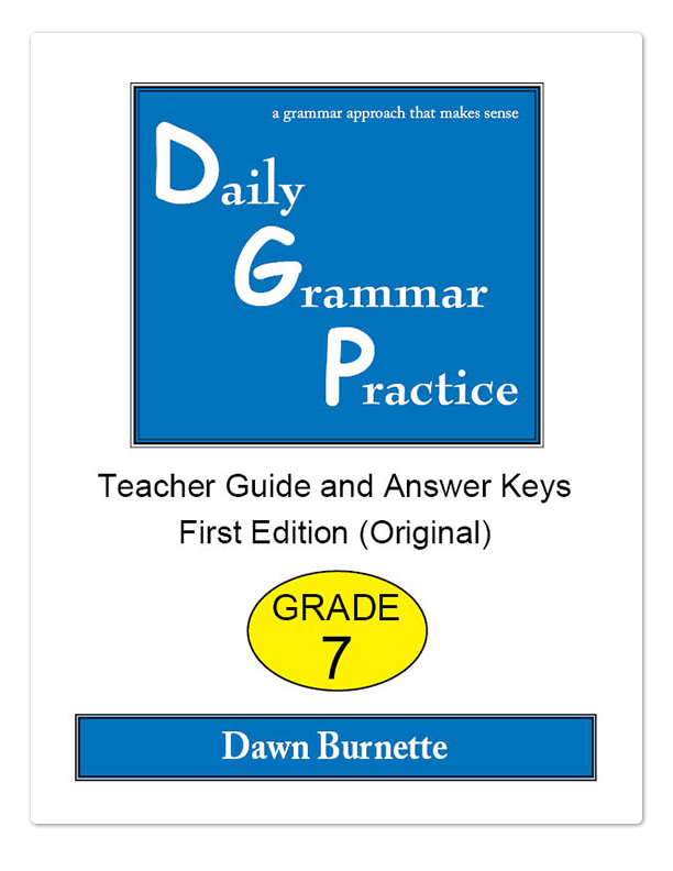 Daily Grammar Practice Grade 7 Original – DGP Bookstore