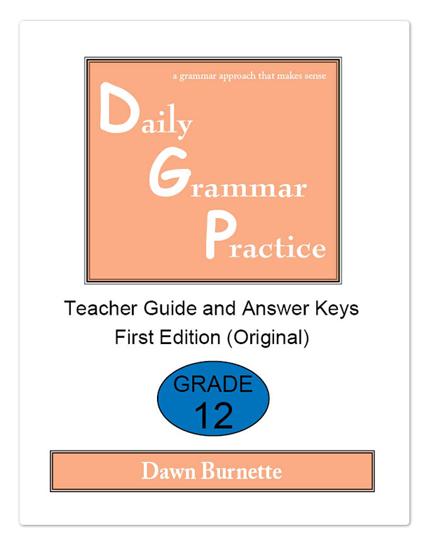 Daily Grammar Practice Grade 12 Original – DGP Bookstore