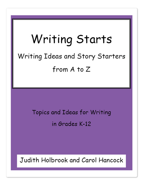 Writing Starts: Writing Ideas and Story Starters from A to Z – DGP ...